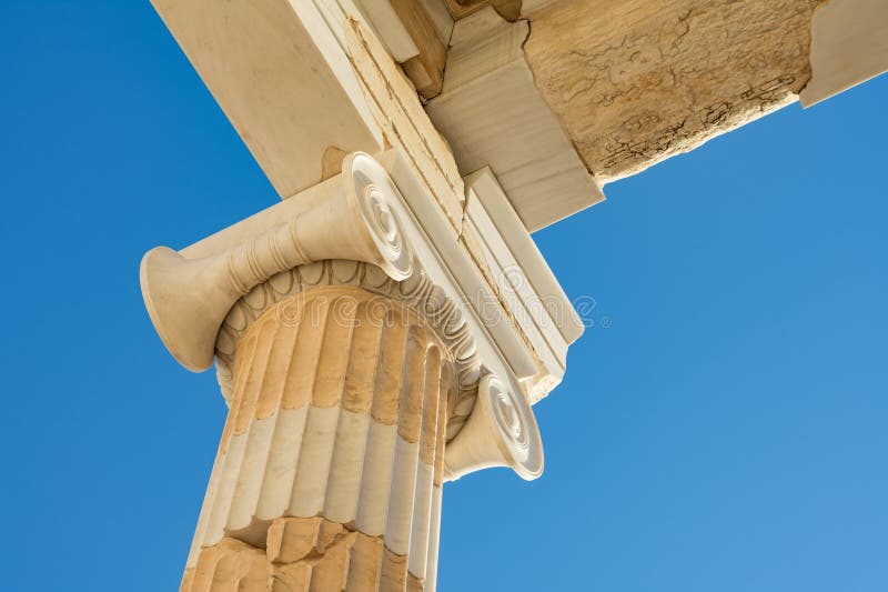 Ionic Column Detail, Greece Stock Photo - Image of ancient, site: 300153298
