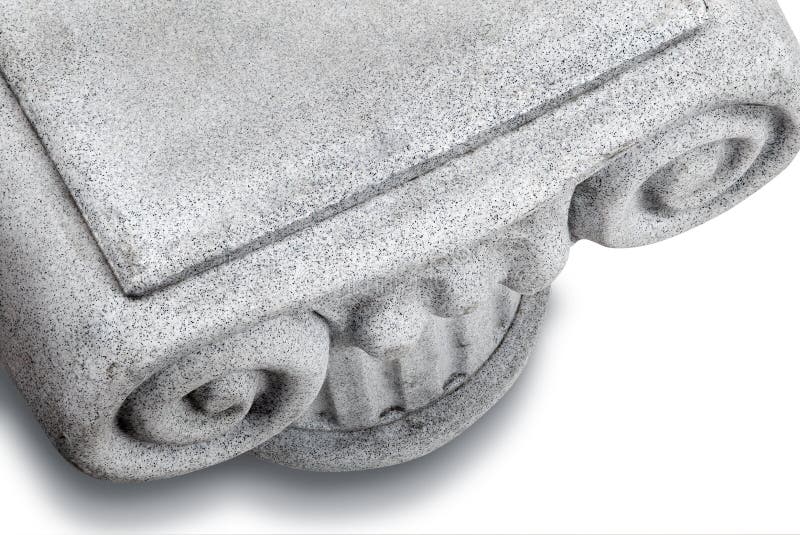 Ionic Column, View from Above Stock Image - Image of gray, ionic: 23658253
