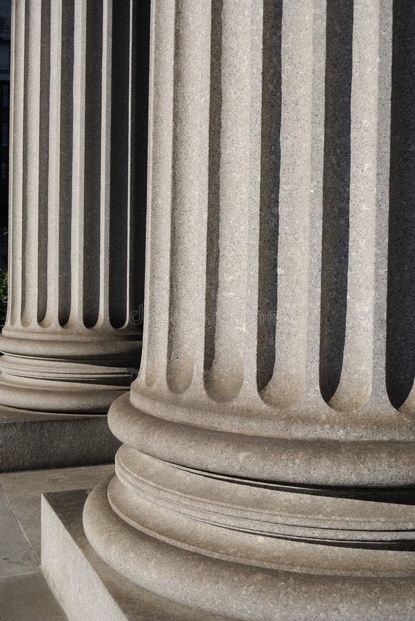 Ionic Columns stock image. Image of legal, symbol, ornate - 14590271