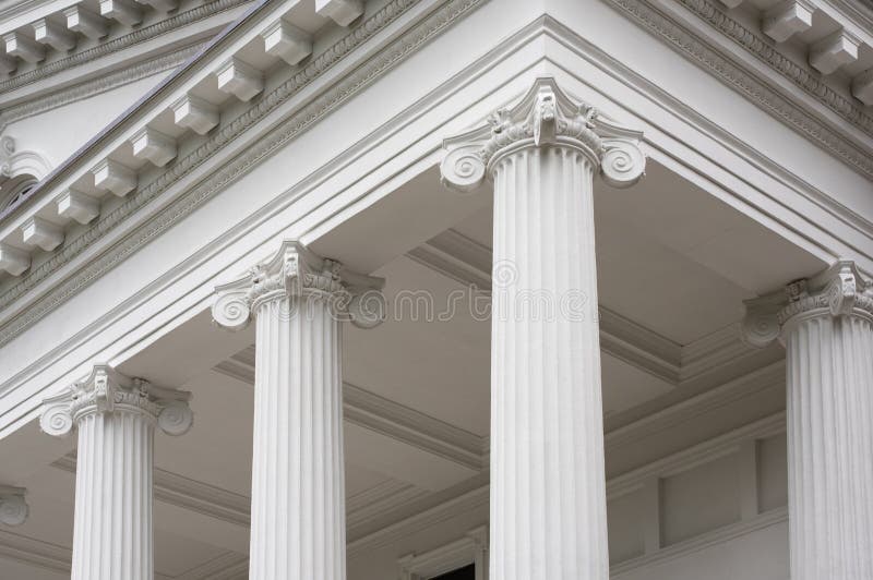 Ionic columns stock photo. Image of classical, ionic - 276543806