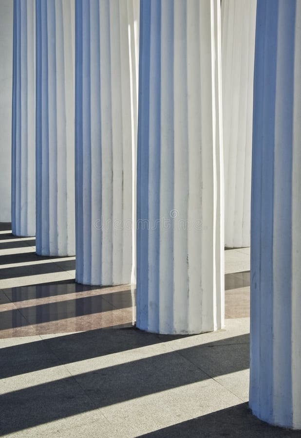 Ionic kolonner fotografering för bildbyråer. Bild av högt - 22412105