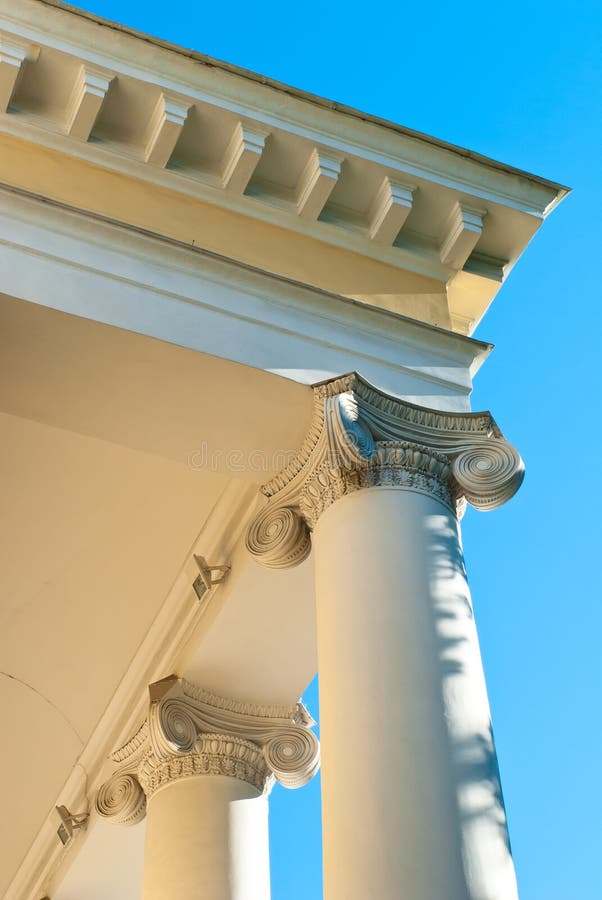 Ionic order stock image. Image of ionic, capital, pillar - 35900797