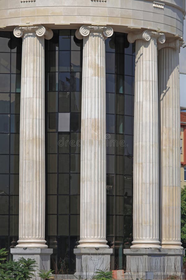 Ionic order stock image. Image of moscow, pillar, column - 35900861