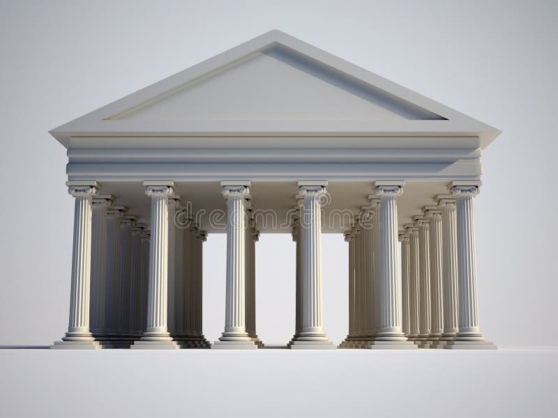 Ionisch stock illustratie. Illustration of ionisch, graduatie - 17376488