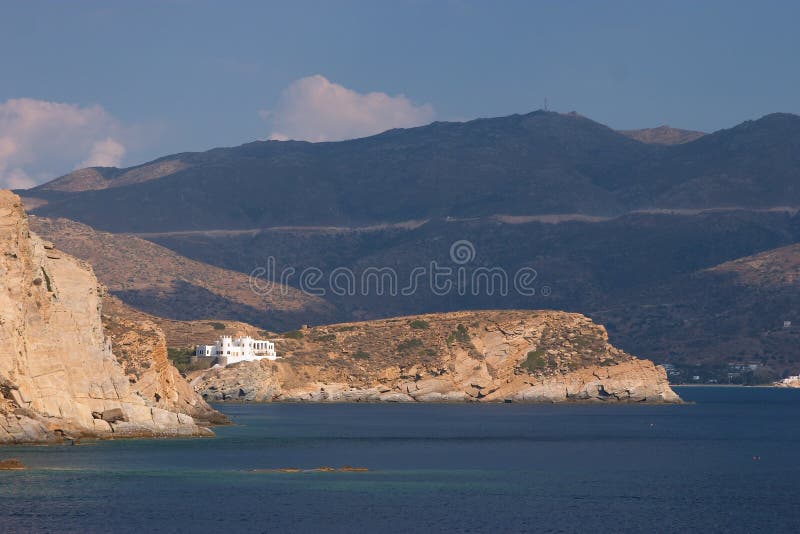 Ios, Greece stock image. Image of mountain, clouds, highly - 1662227