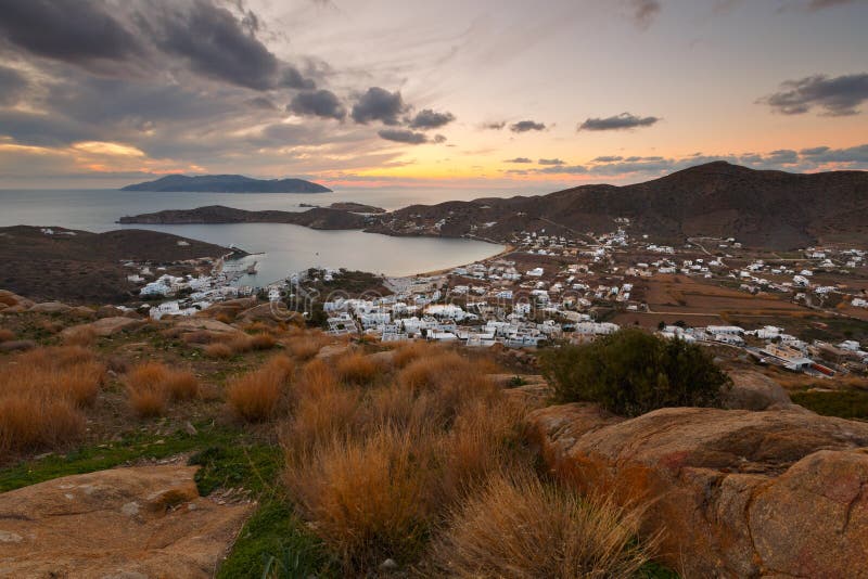 Ios island. stock photo. Image of mediterranean, aegean - 84987762