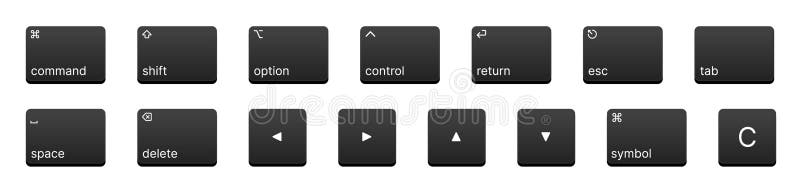 IOS Numeric Key Vector Icons and Illustration. Stock Vector ...