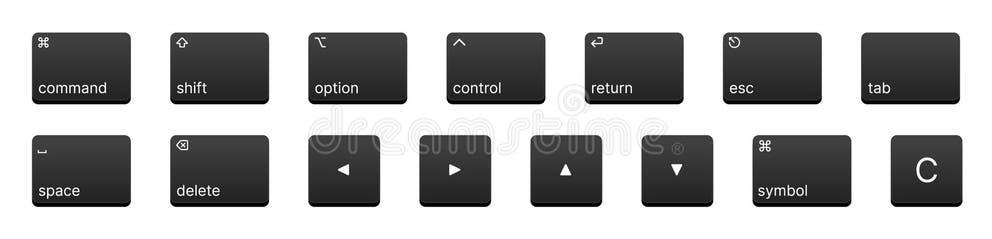 IOS Numeric Key Vector Icons and Illustration. Stock Vector ...