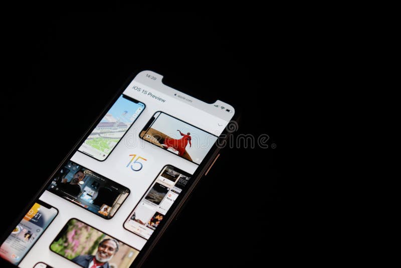 IOS 15 on-screen Web, New Operating System 2021 on Apple Devices ...