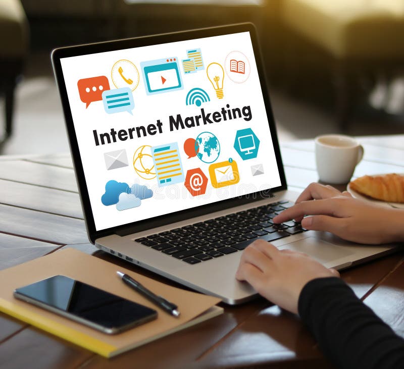 IOT Business Man Hand Working and Internet of Things (IoT) Word Stock ...