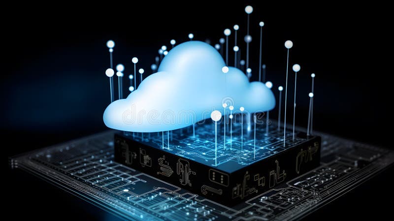 An IoT Device Communicating with a Cloud Platform Collect One Created ...