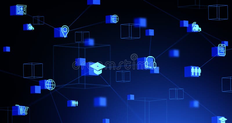 IOT and Digital Icons, Smart Devices and Future Technology Stock ...