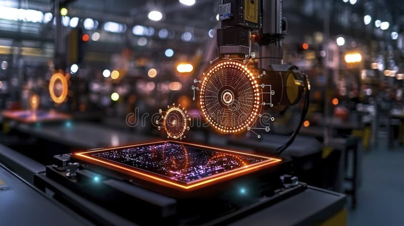 Iot-driven Smart Factory Automation High-tech Environment Industry ...