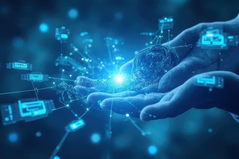 IoT-Enabled Health Management Techniques Stock Illustration ...