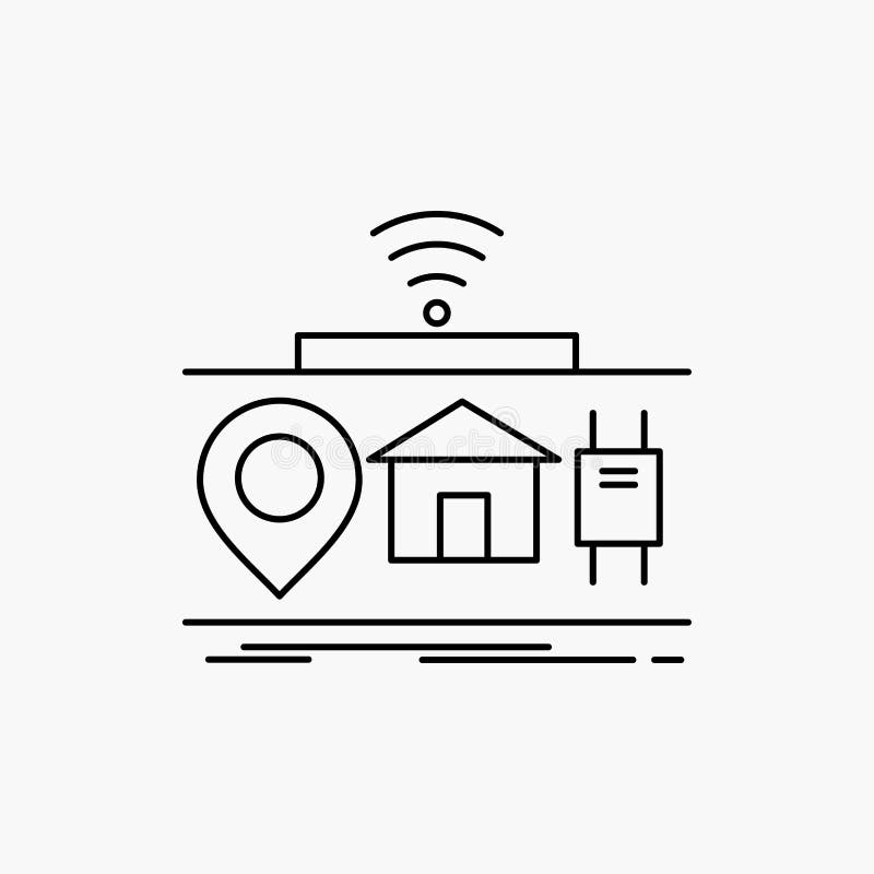IOT, Gadgets, Internet, of, Things Line Icon. Vector Isolated ...