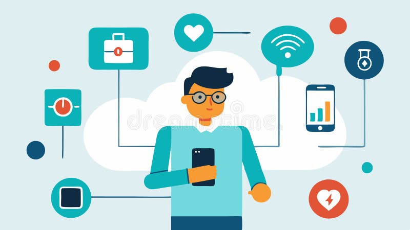 IoT Integration a Developer Connecting a Wearable Device To a ...