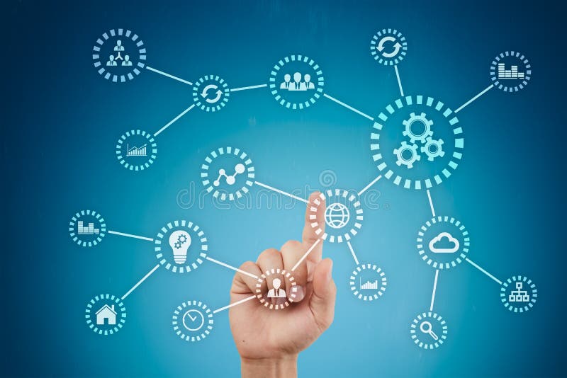 IOT. Internet of Things. Automation and Modern Technology Concept ...