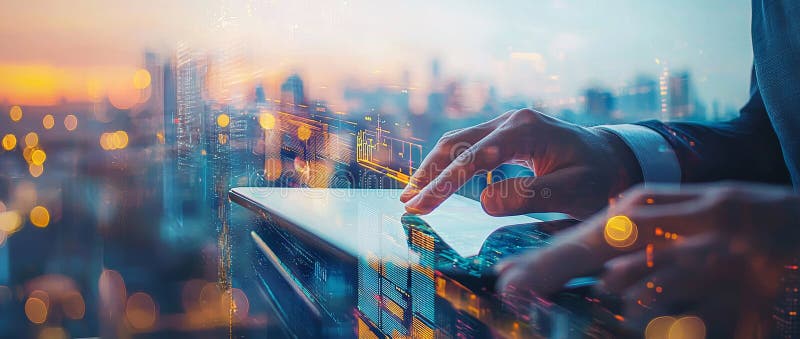 IOT Internet of Things Concept. Thin Digital Technology, Internet ...