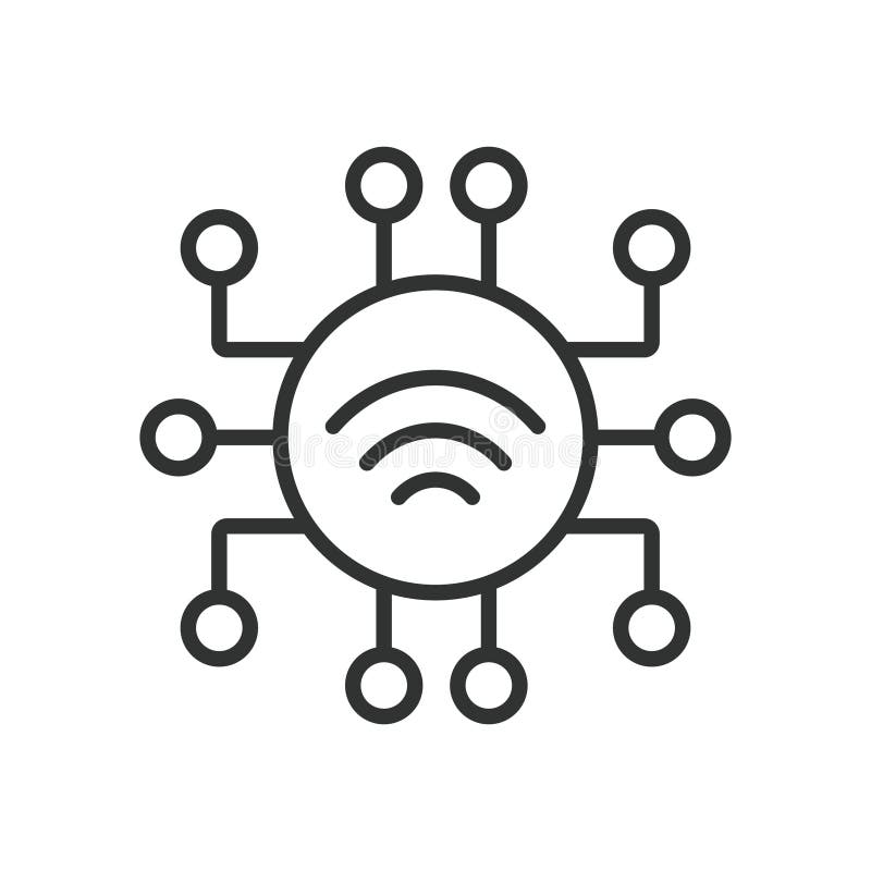 Iot Wireless Design Stock Illustrations – 16,440 Iot Wireless Design ...