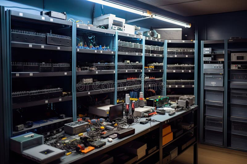 Iot Sensor Monitoring Equipment With Various Sensors And Data