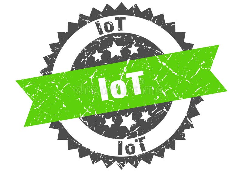 Iot Stamp. Iot Grunge Round Sign Stock Vector - Illustration of sign ...