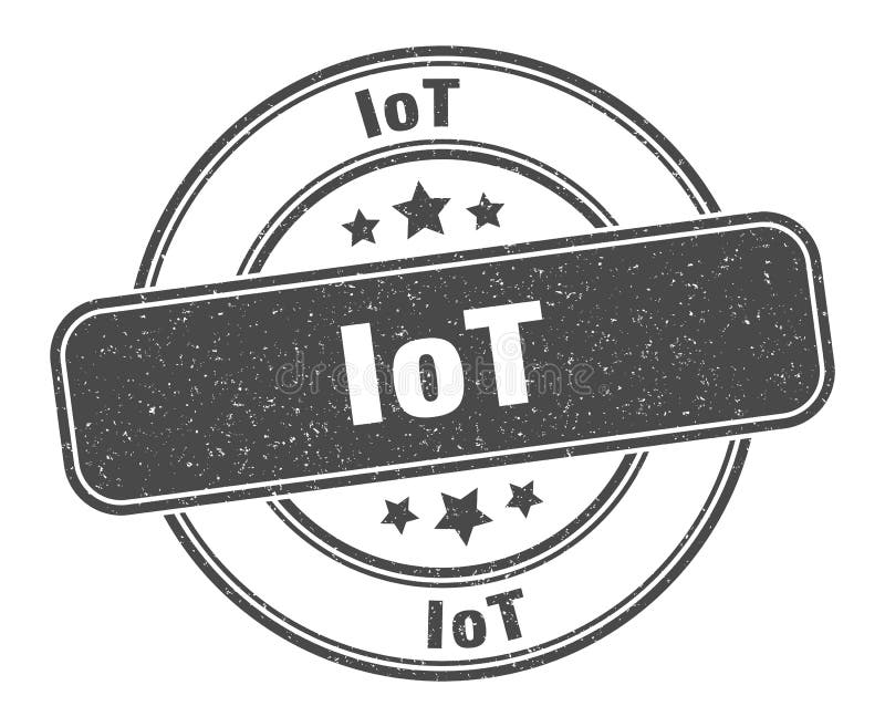 Iot Stamp. Iot Round Grunge Sign Stock Vector - Illustration of ...