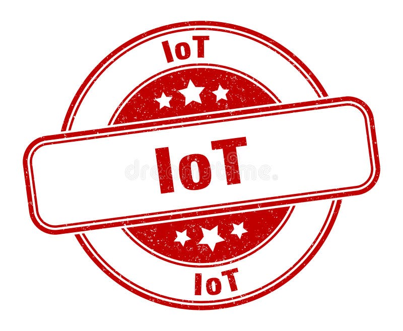 Iot Stamp. Iot Round Grunge Sign Stock Vector - Illustration of sign ...