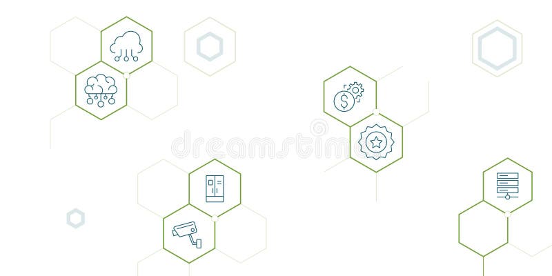IOT Technology Background. Connecting Devices. Spider Web of Network ...