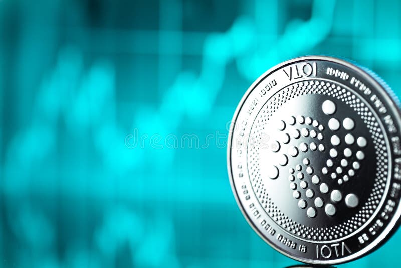 Iota coin cryptocurrency stock photo. Image of logo - 119971658