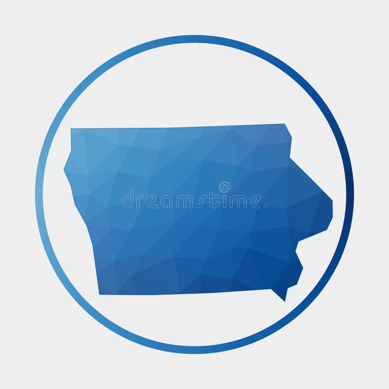 Iowa icon. stock vector. Illustration of design, diamond - 202818238