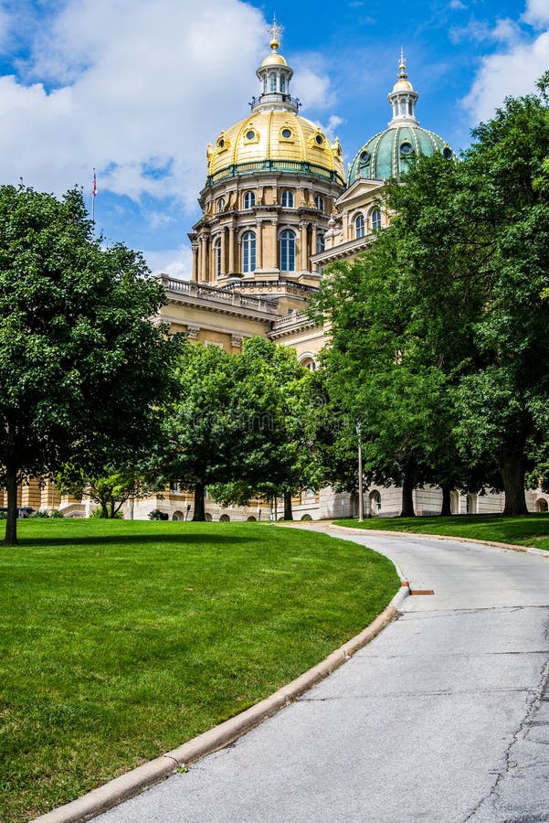 Iowa State Capital Building Stock Image - Image of concepts, america ...