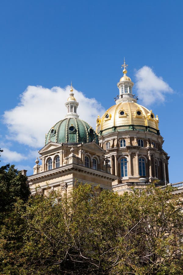 Iowa State Capitol Building, Des Moines Stock Image - Image of iowa ...