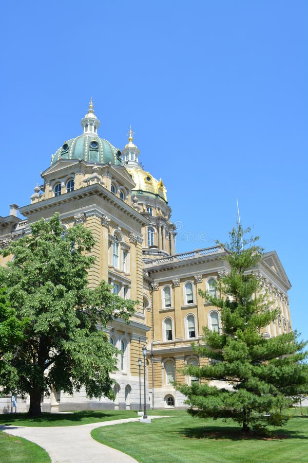 Iowa State Capitol stock image. Image of capital, built - 15401203