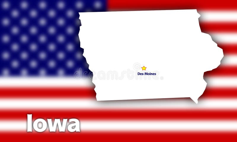 Iowa Flag License Plate stock vector. Illustration of graphic - 117540724