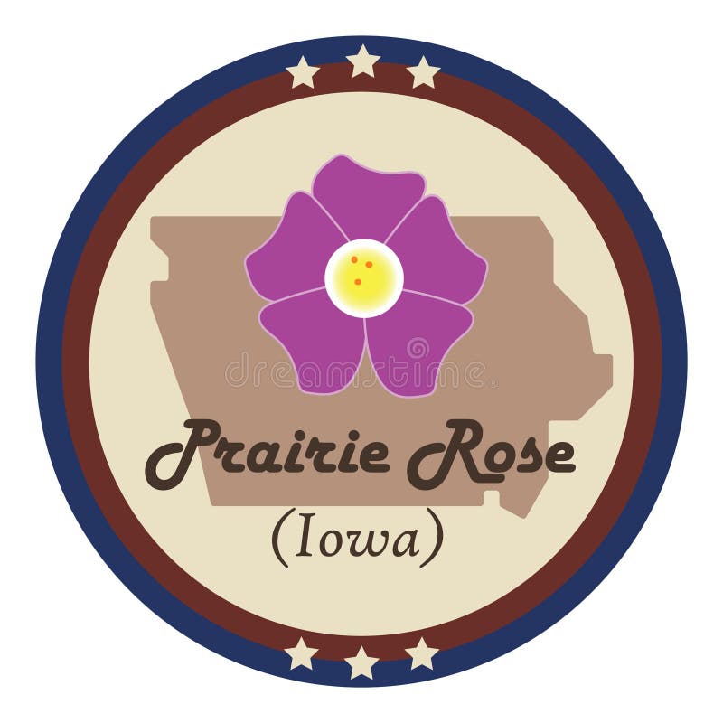 Iowa State map stock vector. Illustration of travel, icons - 11001633