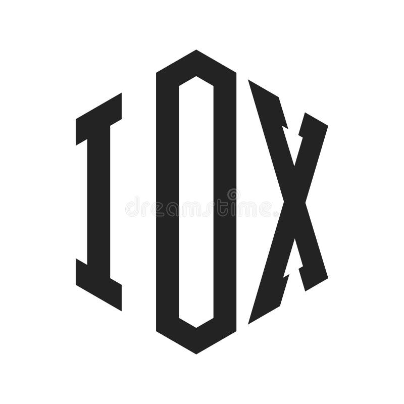 IOX Logo Design. Initial Letter IOX Monogram Logo Using Hexagon Shape ...