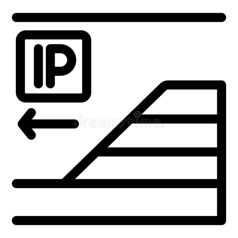 Ip Address Going Up on a Graph Indicating Growth Stock Vector ...