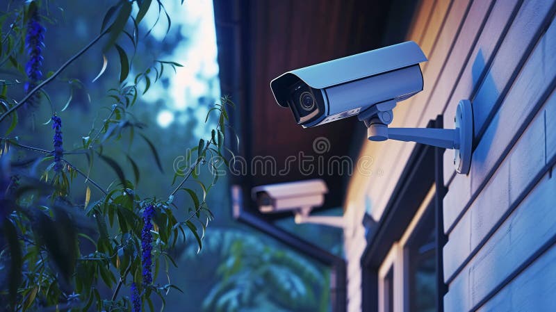 IP CCTV Camera Install by Have Water Proof Cover To Protect Camera with ...