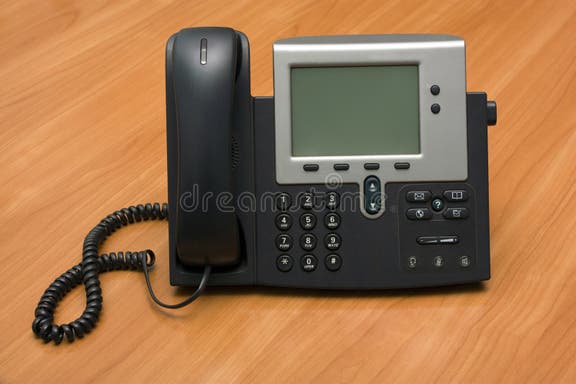 IP Phone stock image. Image of voice, screen, voip, communications ...