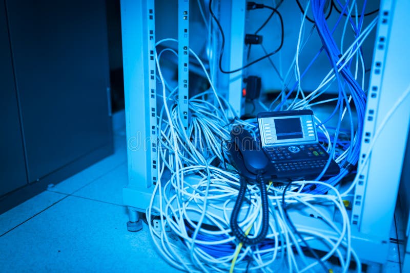 IP phone in network room stock photo. Image of isolated - 55703480