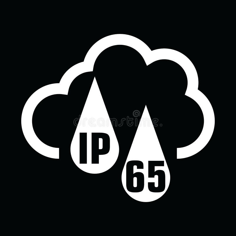 IP65 Protection Standard Icon on White Background. Eps 10 Stock Vector ...