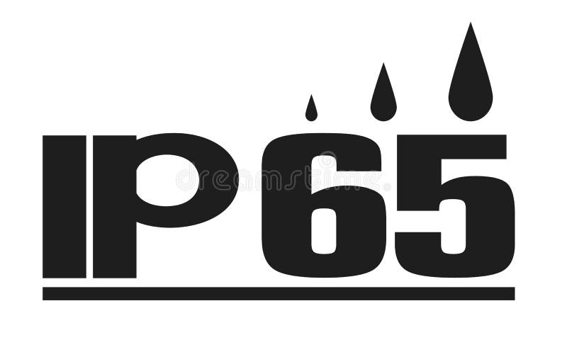 IP65 Protection Standard Icon on White Background. Eps 10 Stock Vector ...