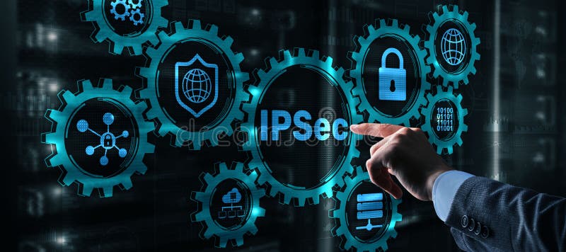 IP Security. Data Protection Protocols. IPSec Stock Photo - Image of ...