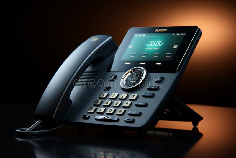 Ip Telephony System stock illustration. Illustration of generative ...