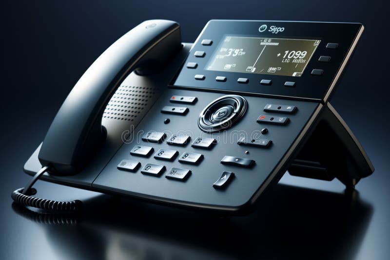 Ip Telephony System stock illustration. Illustration of white - 303015803