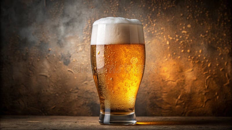 IPA Craft Beer Bubbles Background Texture AI Generative Stock ...
