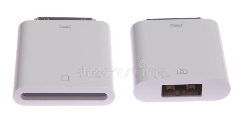 IPad Camera Connection Kit stock image. Image of flashcard - 17704651