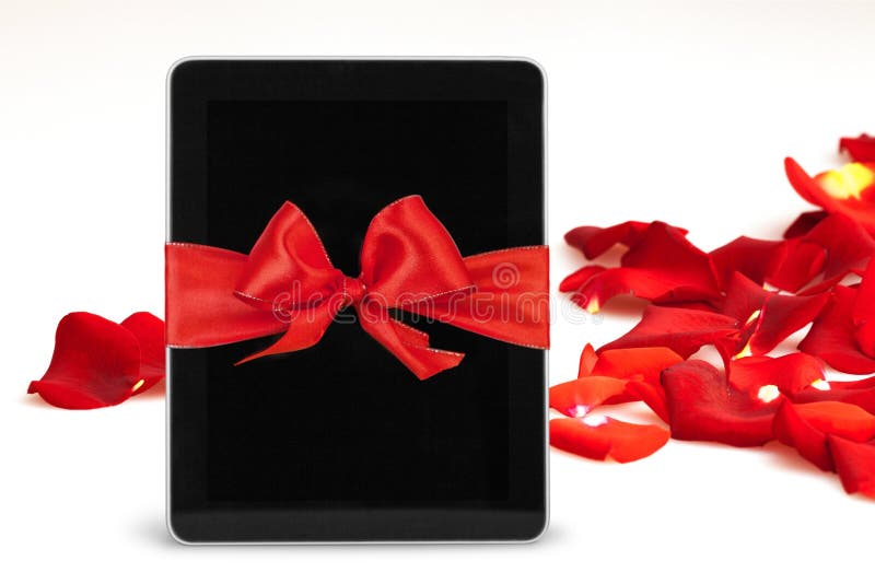 Ipad stock image. Image of tied, christmas, ipad, editorial - 120918897