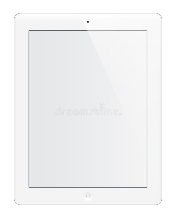 IPad HD white editorial stock image. Illustration of communication ...
