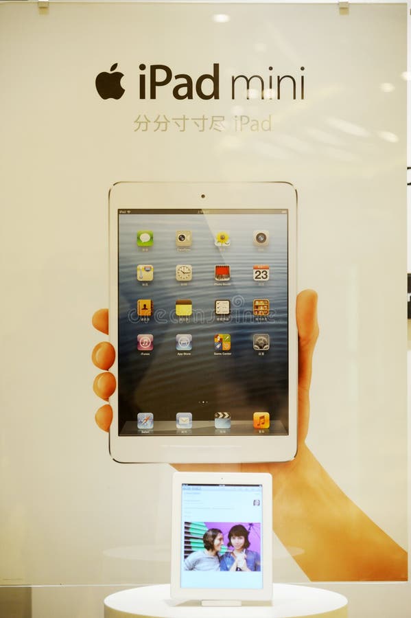 Ipad Mini Billboard with Ipad Mini Editorial Photography - Image of ...